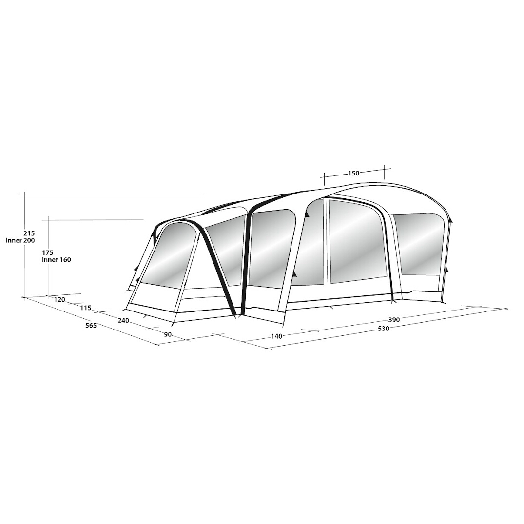 Outwell Hartsdale 6PA Telt | GetCamping.dk