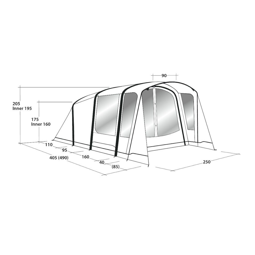 Outwell Elmdale 3PA Telt | GetCamping.dk