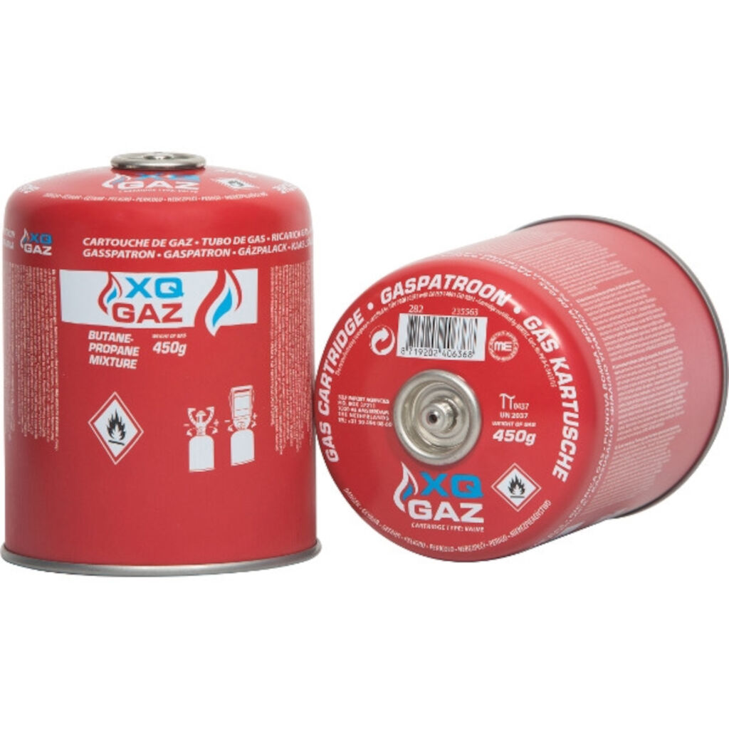 XQ Gaz Gasflaske EN417 med gevind 450g | GetCamping.dk